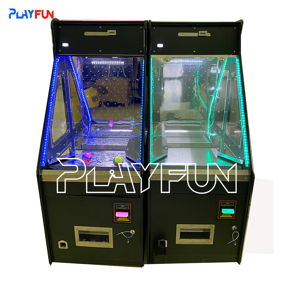 1 Player Quarter coin pusher arcade machine with bill change full black ...