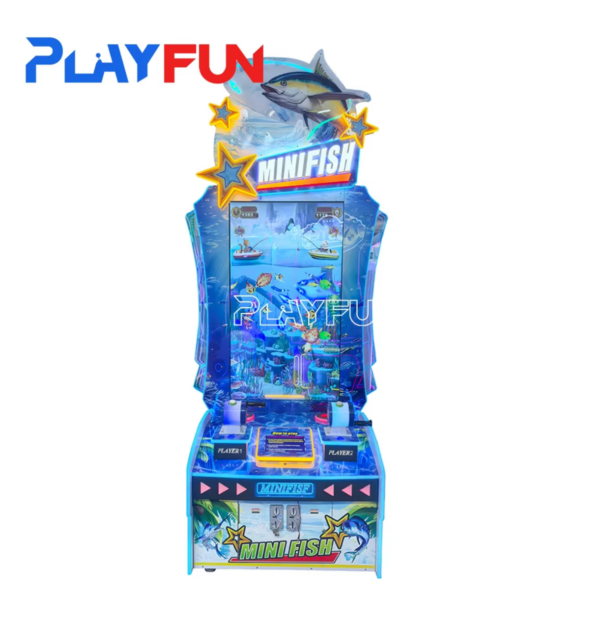 Indoor Interactive Redemption Video Fishing Arcade Machine Kids ...