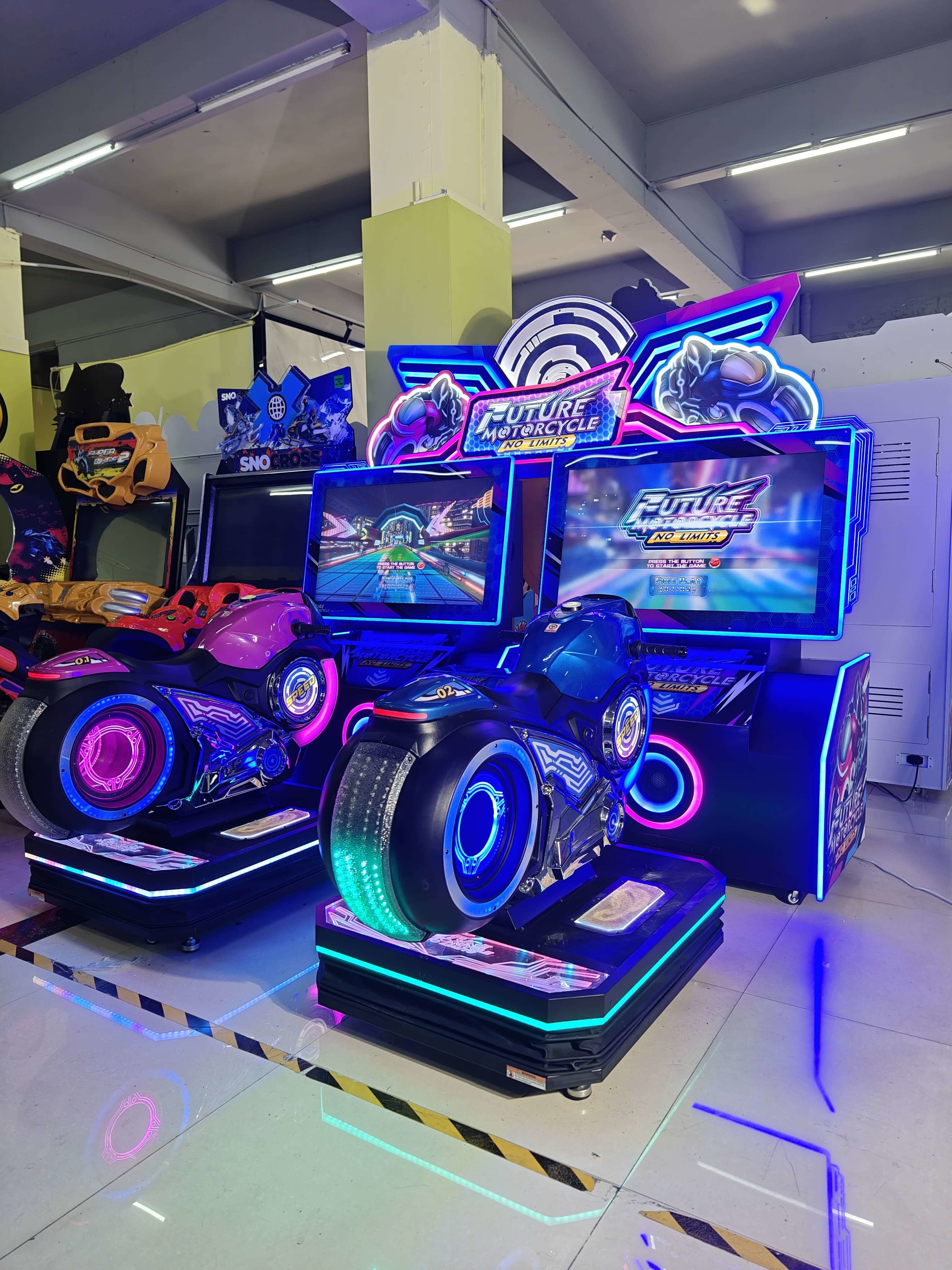 Indoor Coin-operated Future Motorcycle Racing Arcade Game Machine